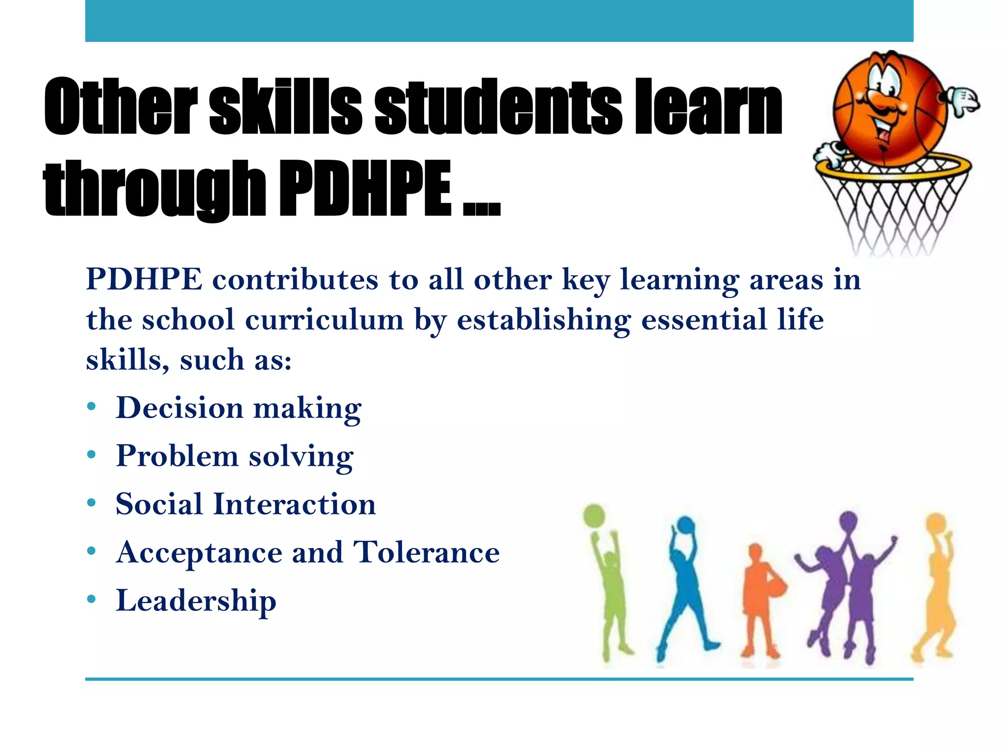 PDHPE Rationale | PPTX