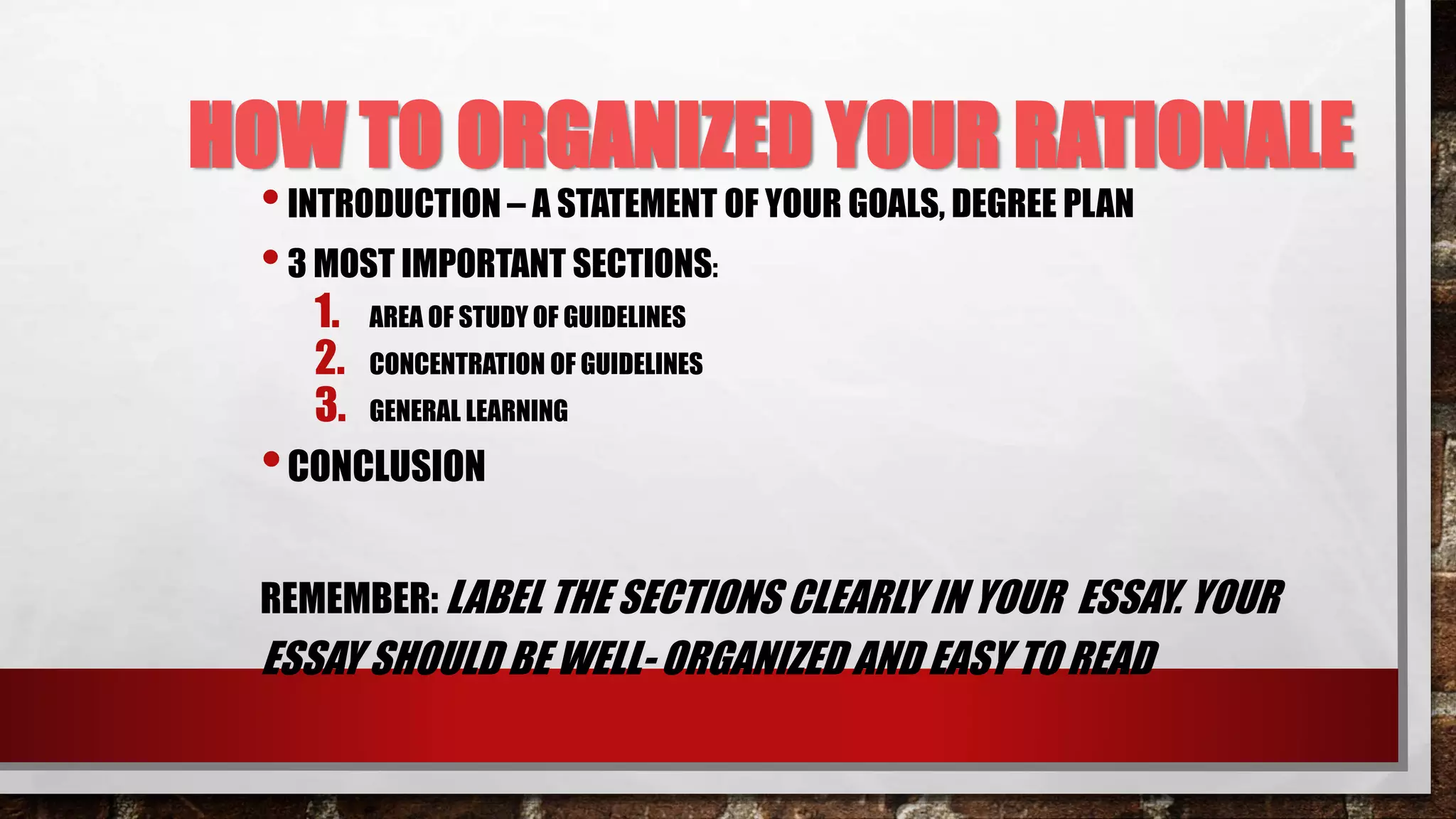 Rationale justification significance of study | PPTX