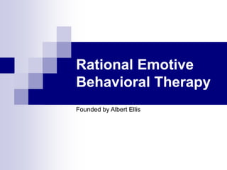 Rational Emotive Behavioral Therapy summary.ppt