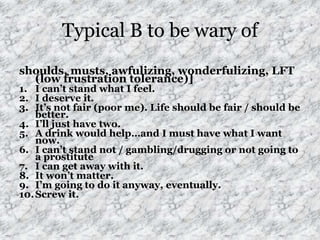 Rational emotive behavior therapy | PPTX