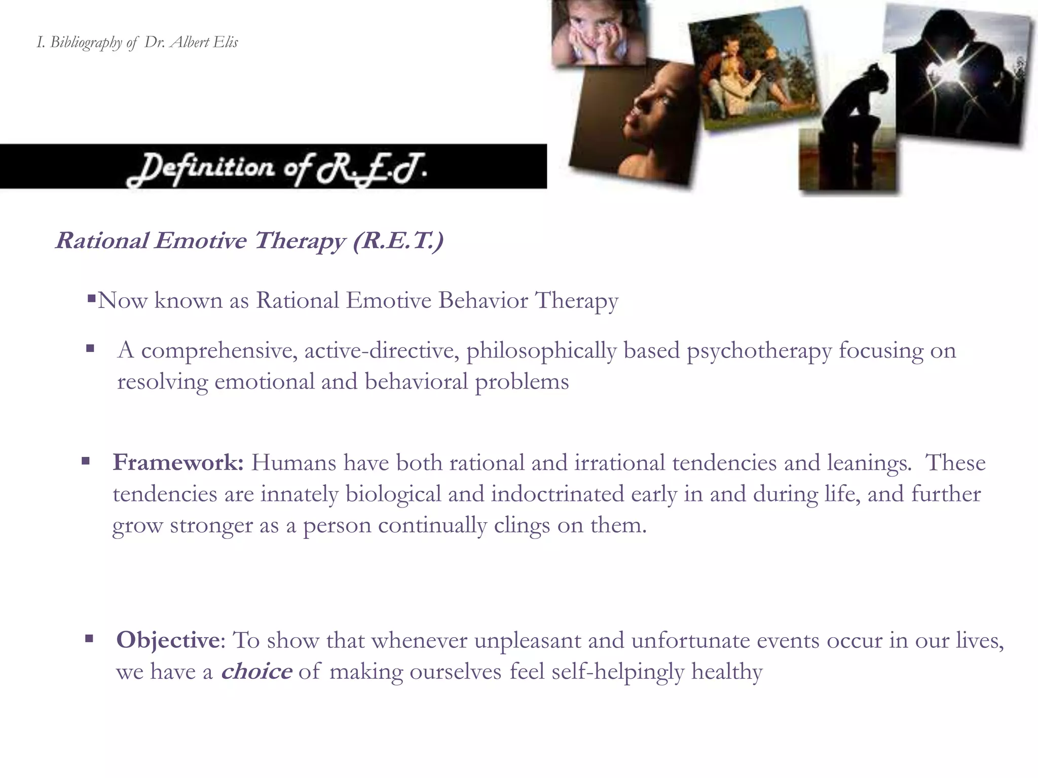 Rational emotive therapy | PPT