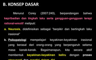 Rational Emotive Therapy by Dwitias Titi | PPTX