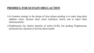 Rationale of prodrug design.pptx | Chemistry | Science