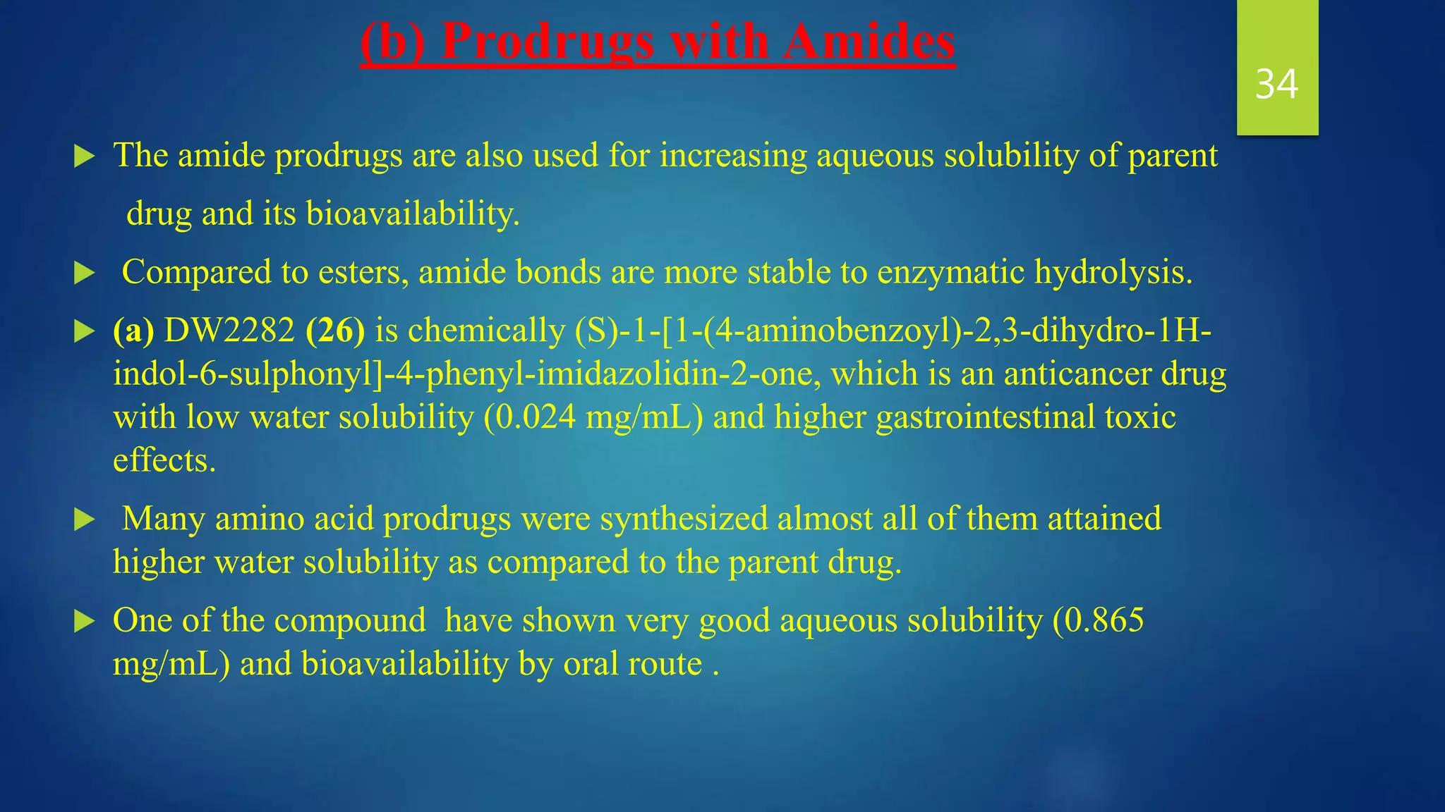 Rationale of prodrug design and practical consideration of | PPTX