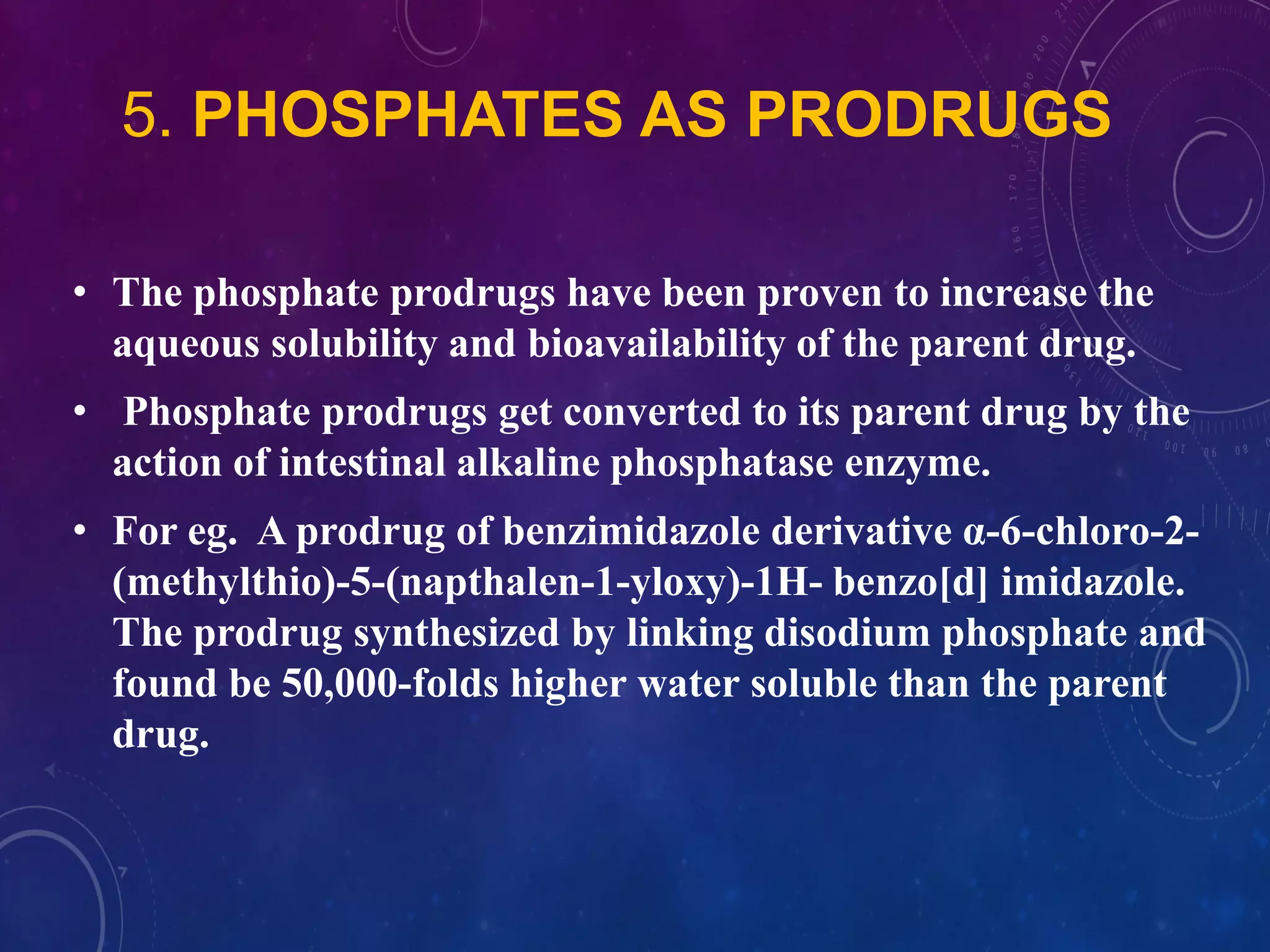Rationale of prodrug design and practical considertions of prodrug ...