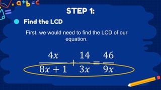 Rational equation ex | PPT