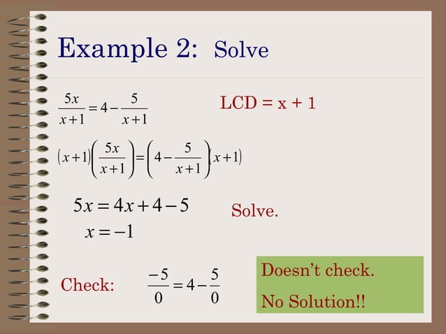 Rational equations | PPT