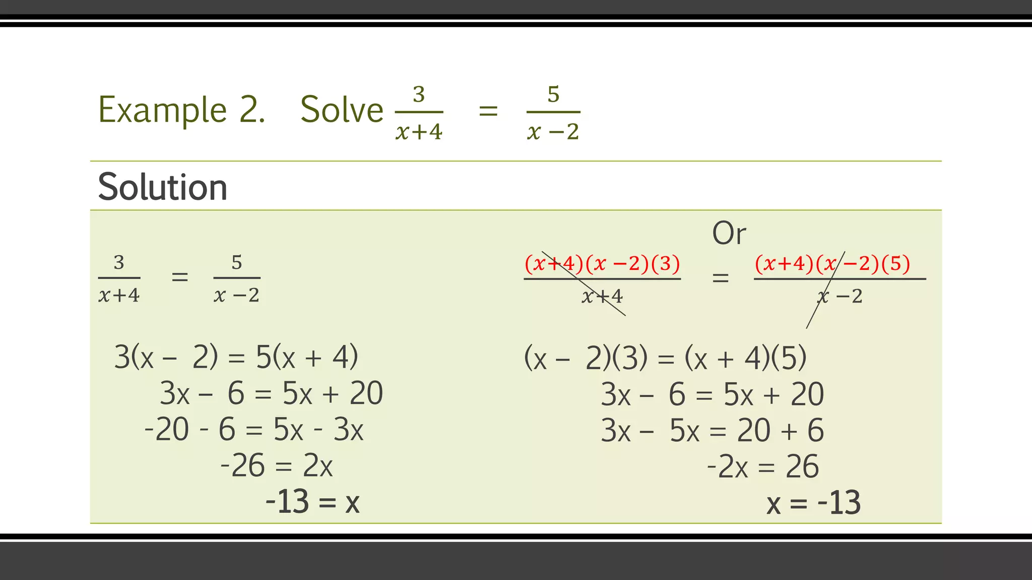 Rational equations | PPTX