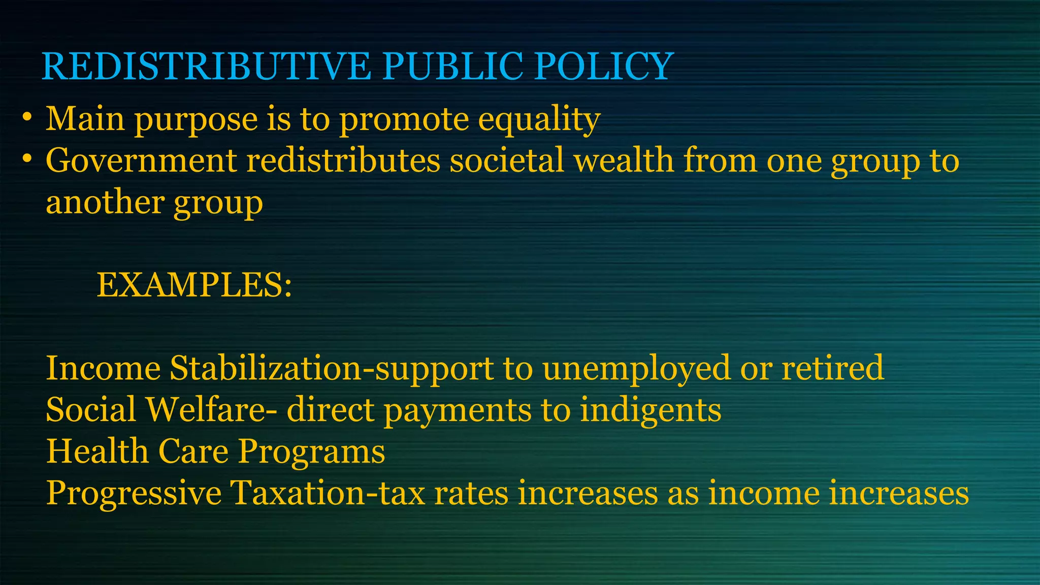 Rationale for Public Policy | PPT
