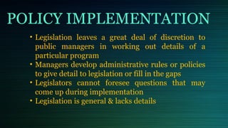 Rationale for Public Policy | PPT