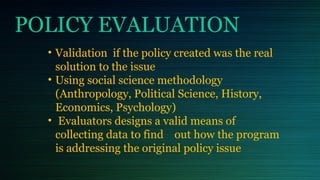 Rationale for Public Policy | PPT