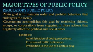 Rationale for Public Policy | PPT