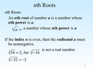 Rational exponents | PPT