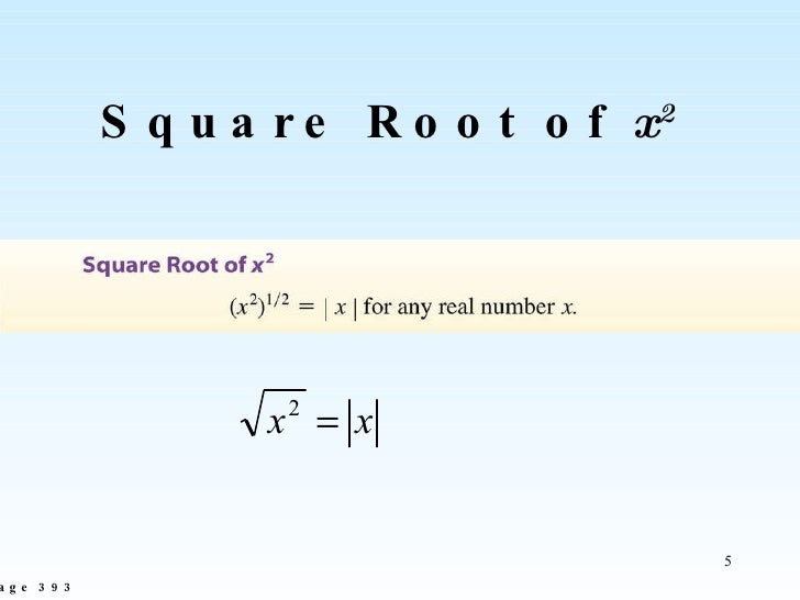 Rational exponents