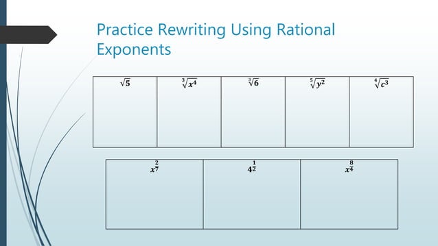 Rational Exponents | PPTX | Physics | Science