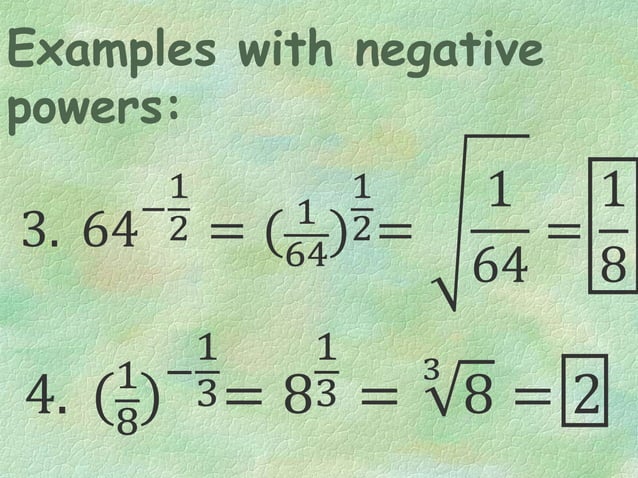Rational exponents and radicals | PPTX