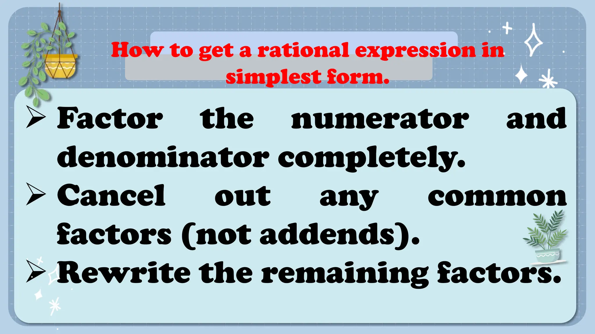 RATIONAL EXPRESSION.grade 88 mathematics | PPT