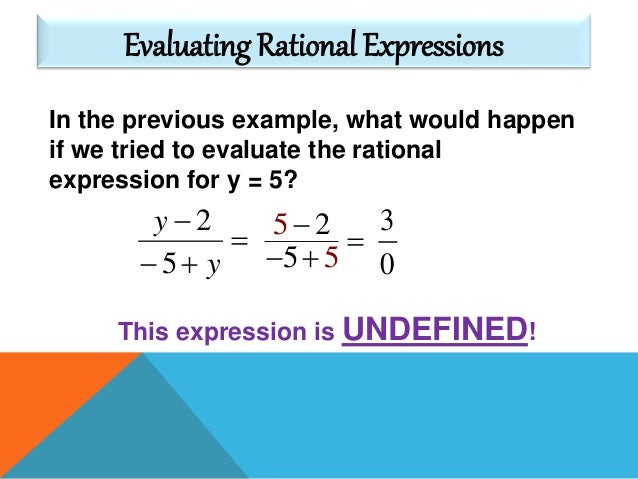 Rational expressions