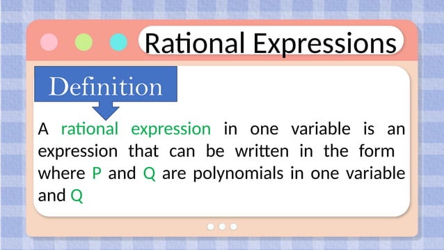 Rational Expressions - Mathematics 8.pptx