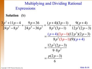 Rational expressions and equations | PPT