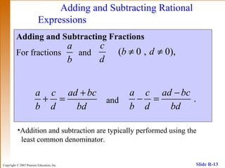 Rational expressions and equations | PPT