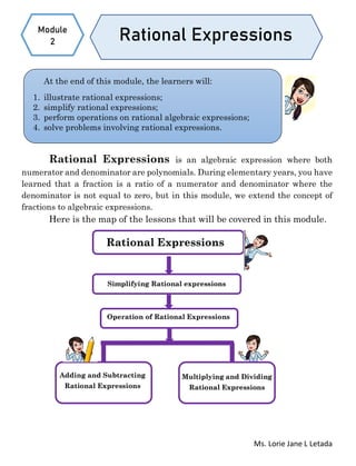 Rational Expressions Module | PDF