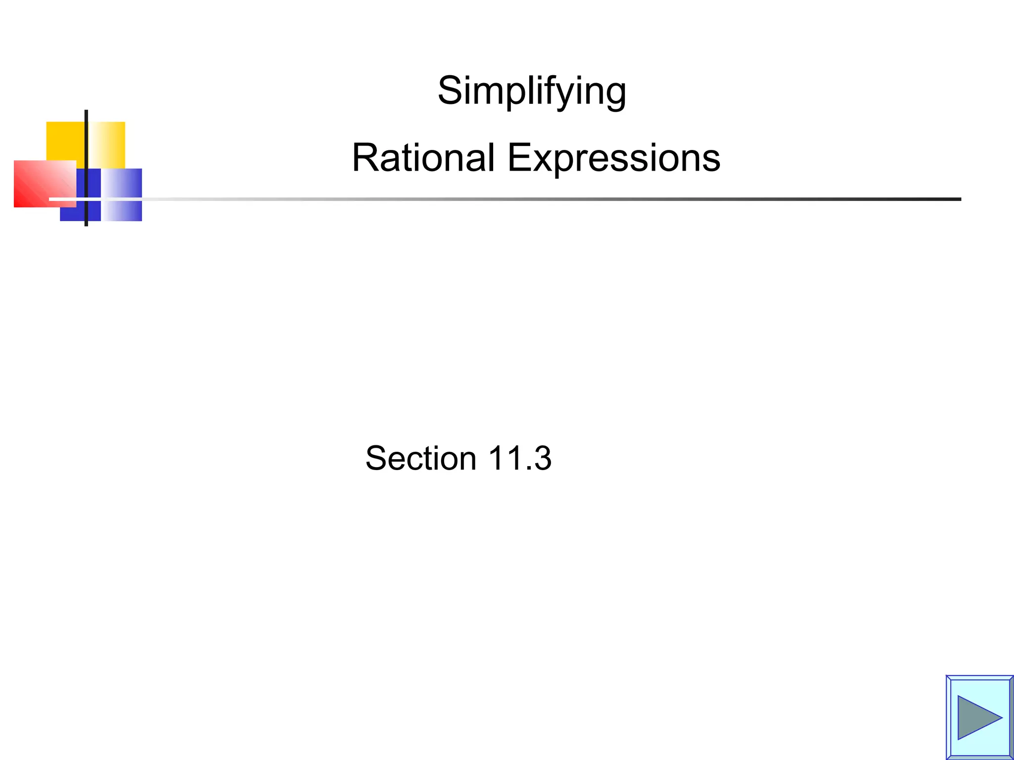 Rational expressions ppt | PPT