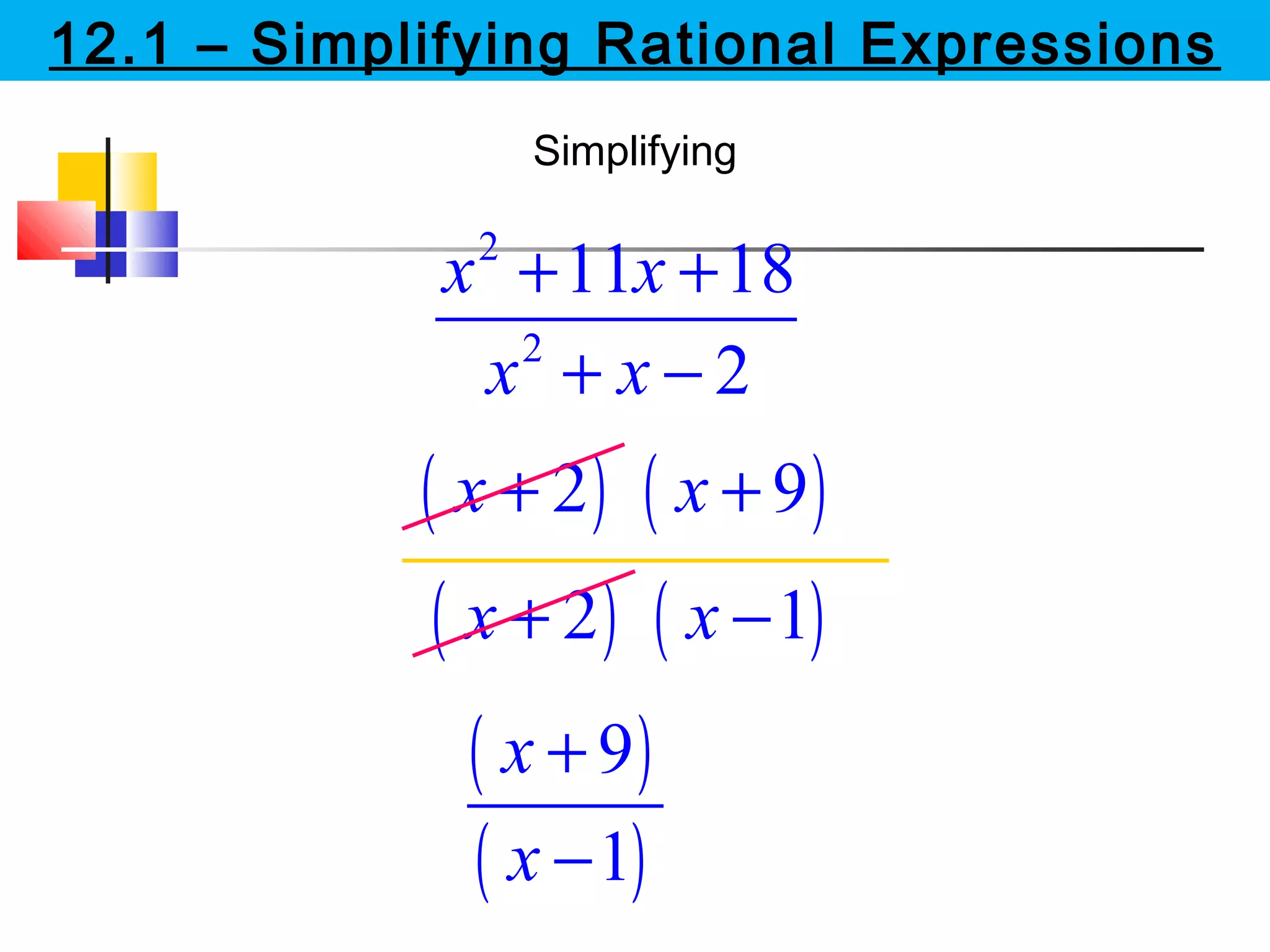 Rational expressions ppt | PPT