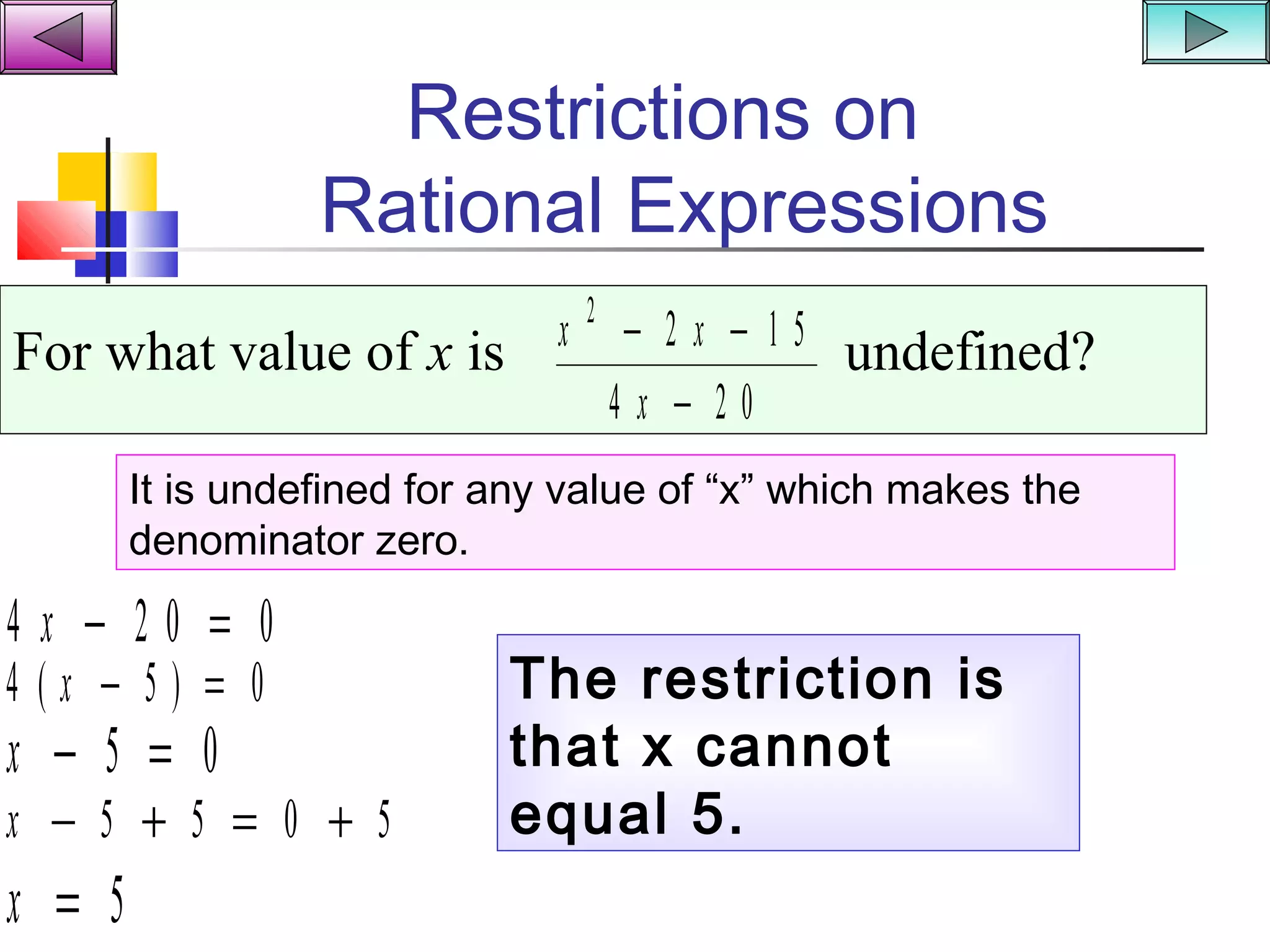 Rational expressions ppt | PPT