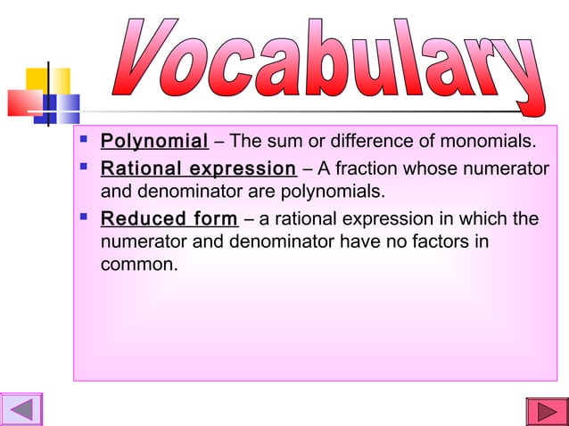Rational expressions ppt | PPT | Computing | Technology & Computing