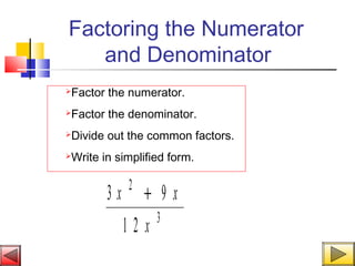 Rational expressions ppt | PPT