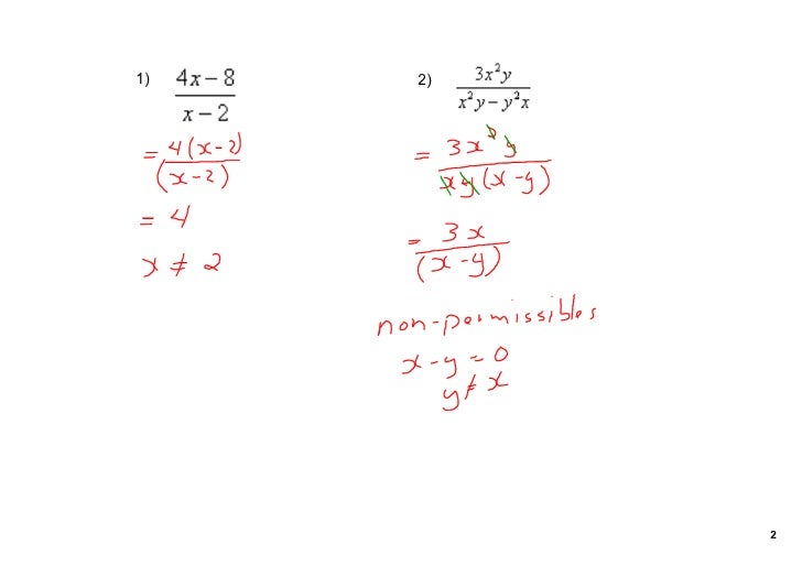 Rational Expressions Quiz