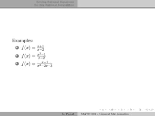 Rational Function############# Rational function | PPT