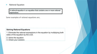 RATIONAL FUNCTION GENERAL MATHEMATICS ( gen | PPT