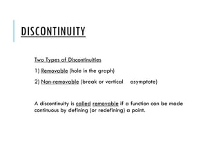 Rational Functions and their graphs..... | PPT