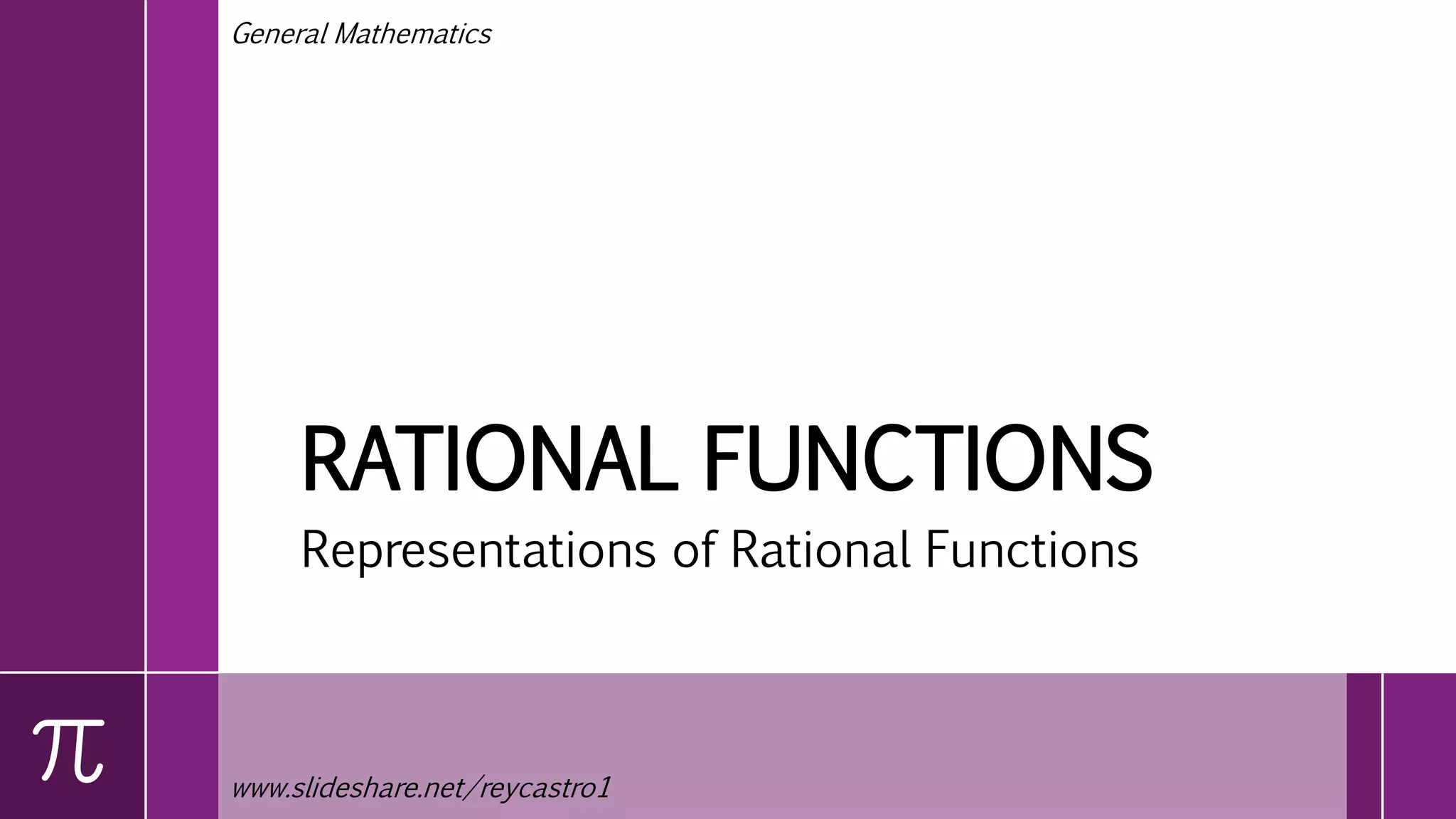 Rational function representation | PPTX