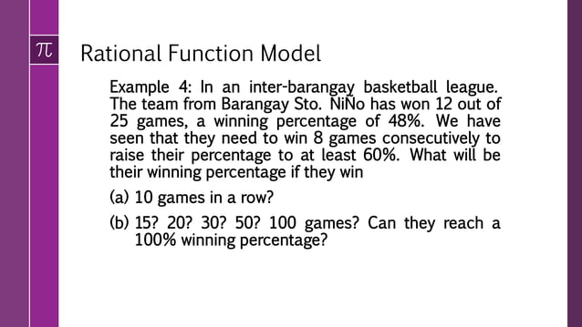 Rational function representation | PPTX