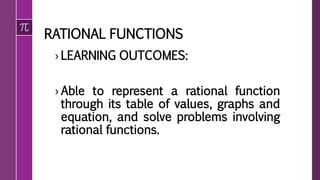 Rational function representation | PPTX