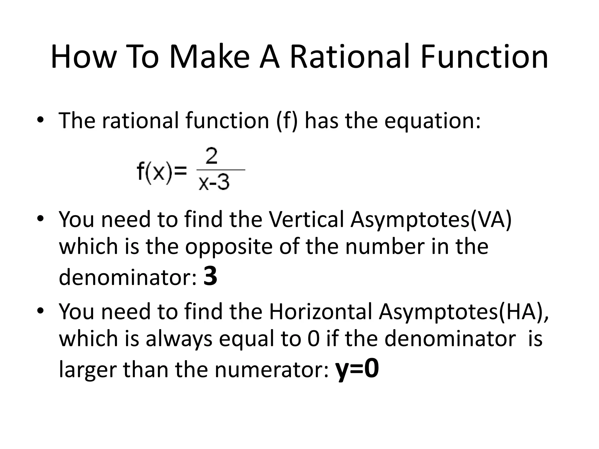 Rational functions | PPTX
