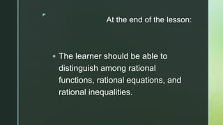 Rational Functions, Equations, and Inequalities.pptx