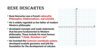 The concept of Rationalism and Rene Descartes | PPTX