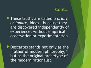 Rationalism | PPT