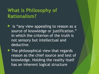 Rationalism | PPT