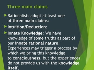 Rationalism | PPT