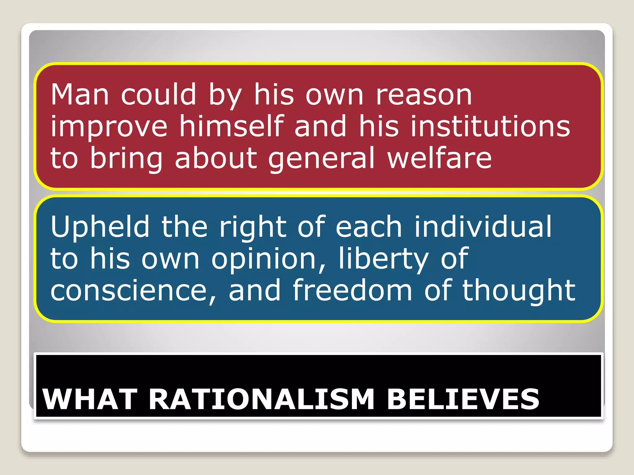 Rationalism | PPTX
