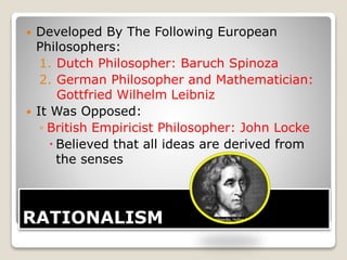 Rationalism | PPTX