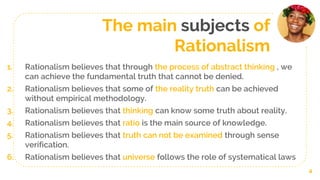 Classic and Modern Philosophy: Rationalism and Empicism | PPTX