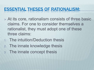 Rationalism | PPTX