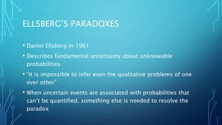 Rationality and non traditional preferences | PPT
