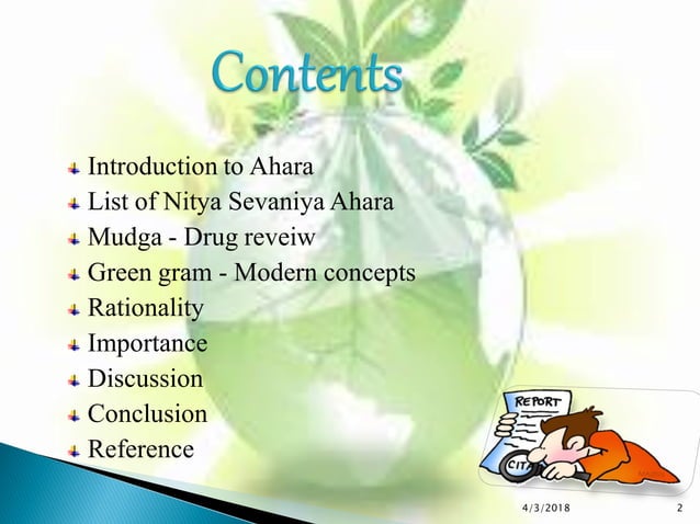 Rationality behind nitya sevaniya ahara dravya w.s.r to mudga in ...